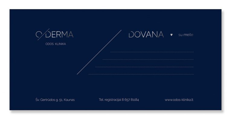 Dovanų kuponai – Oderma